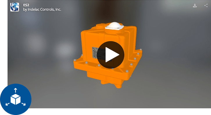 Model ES2 Electric Actuator | Indelac Controls, Inc.